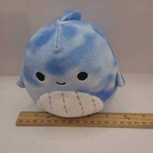 Kellytoy | Toys | Rare Squishmallow 5 Samir Blue Tie Dye Whale Plush ...
